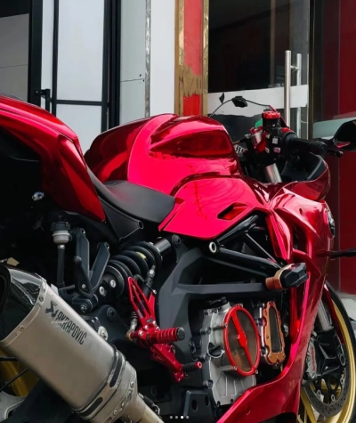 mirror wrap motorcycle