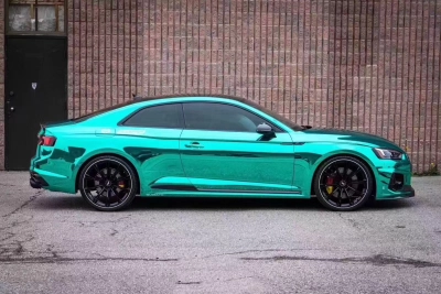 light mint green car