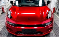 Super Gloss Liquid Ruby Red Car Vinyl Wrap
