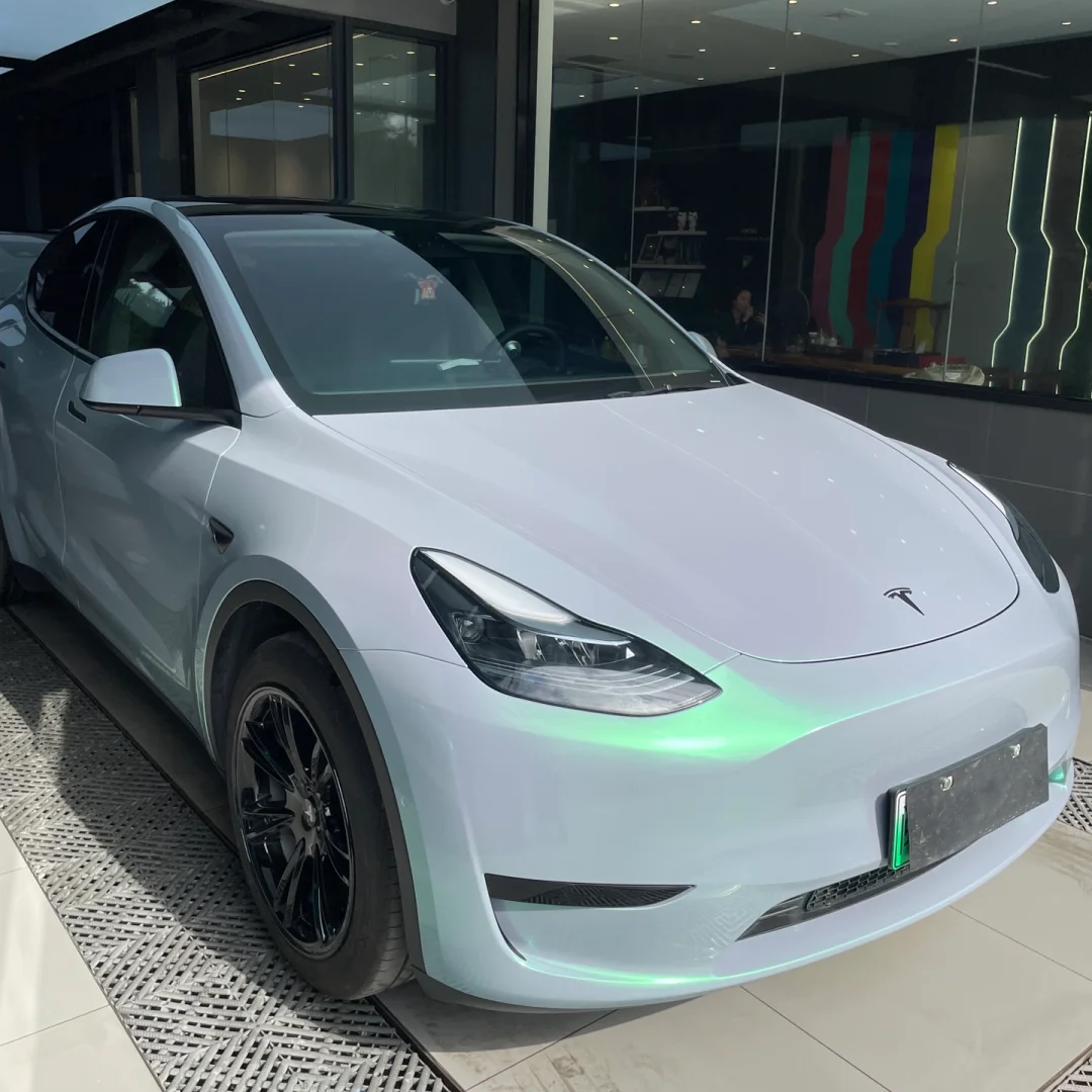 Candy Metallic Grey Green Car Vinyl Wrap: Elevate Your Ride to a New ...