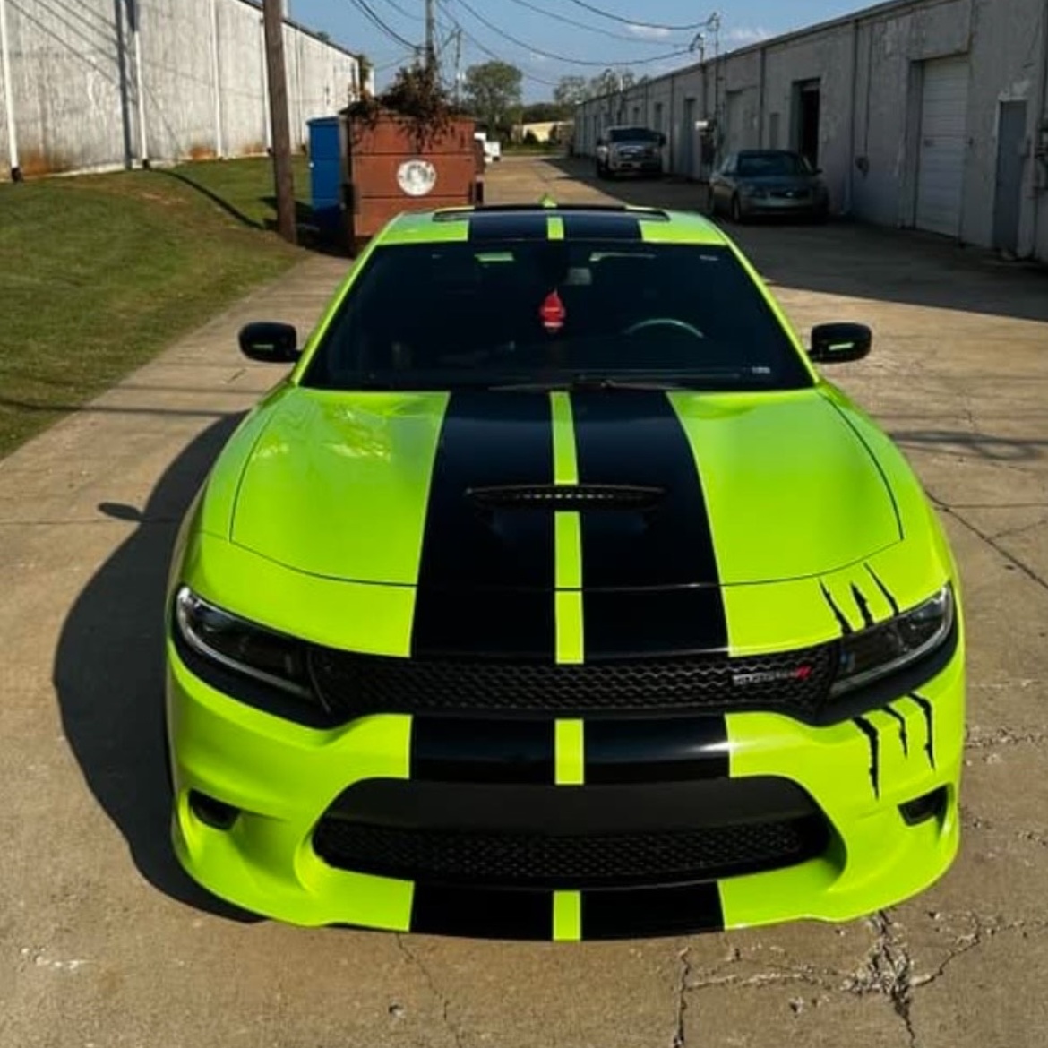 Dodge Super Gloss Apple Green Car Vinyl Wrap