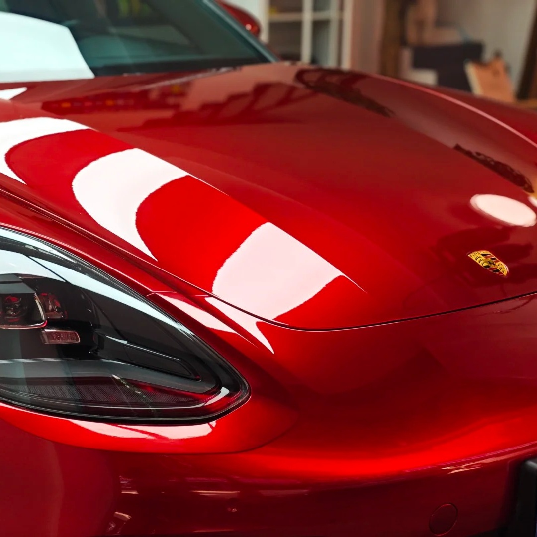 Metallic Cherry Red Vinyl Wrap