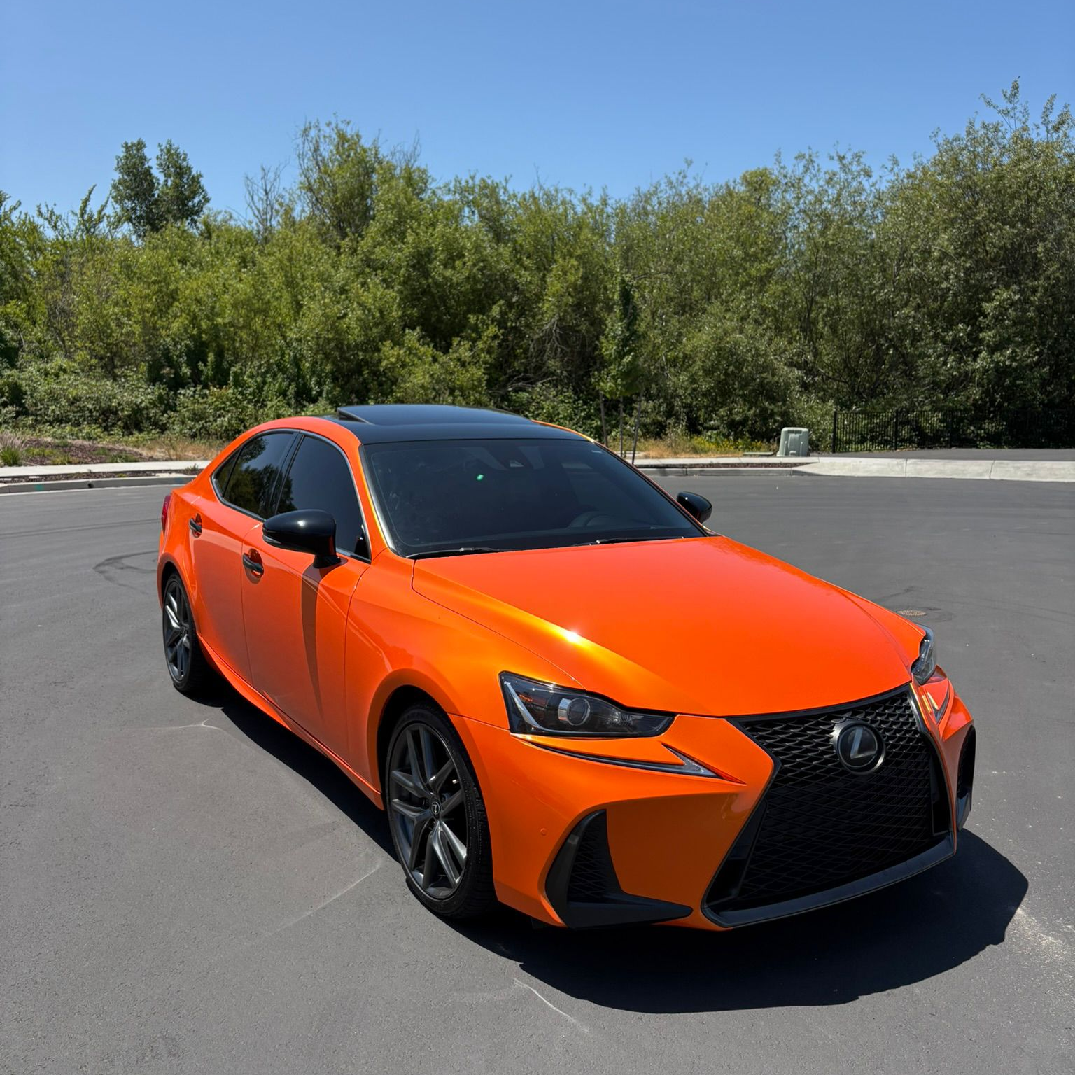 Gloss Metallic Gold Orange Car Vinyl Wrap