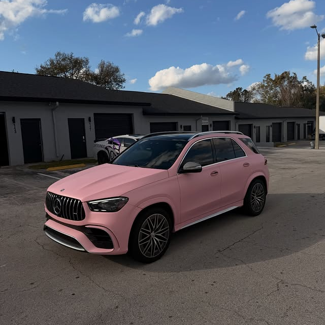 Super Matte Rose Pink Car Vinyl Wrap