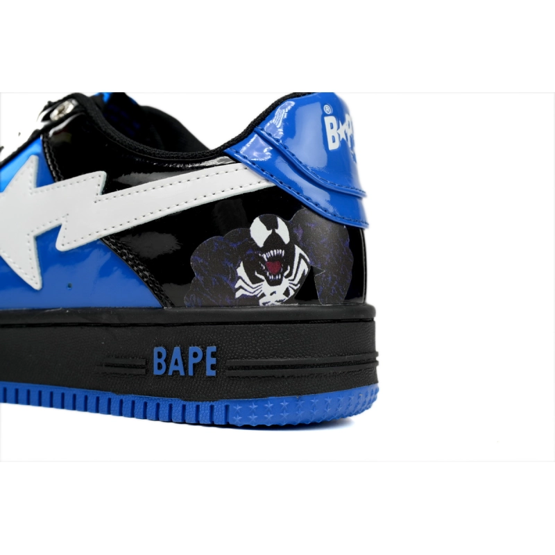 Best Marvel x A Bathing Bapesta Venom O1I73-191-917 Reps & Replica ...