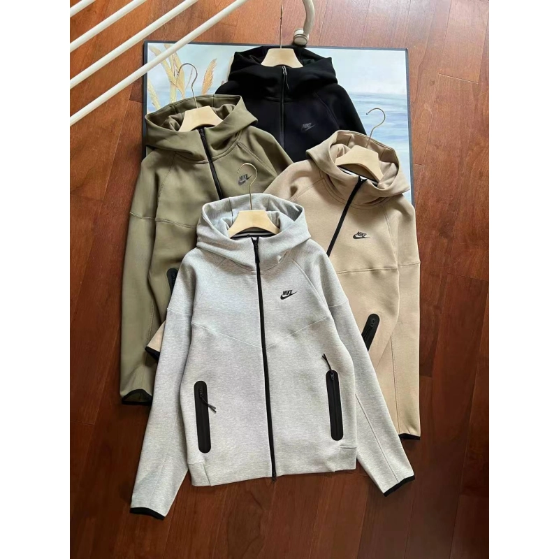 Best Nike Sportswear Tech Fleece Hoodie & Joggers Pant Set Black/Grey ...