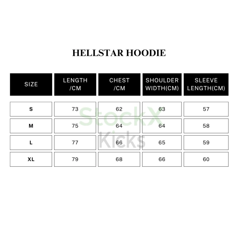 Best Hellstar Hstar Hoodie & Sweatpants Set #8201-5669 Black Reps ...