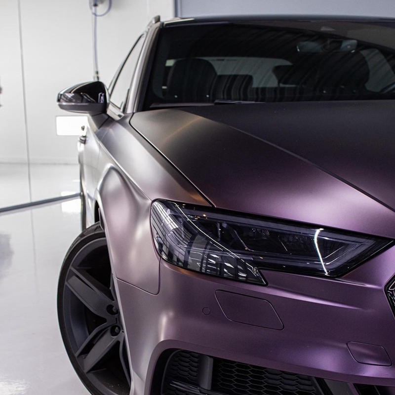 Matte Metallic Purple Vinyl Wrap | Matte Purple Metallic Car Wraps ...