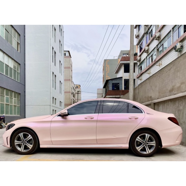Metallic Pink Vinyl Wrap | Light Pink Car Wraps
