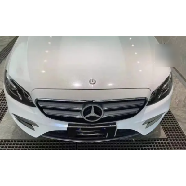 gloss white pearlescent car wrap | white gold sparkle vinyl wrap
