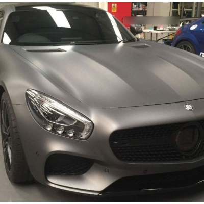 matte dark grey vinyl wrap | cool matte grey wrap car