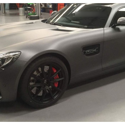 matte dark grey vinyl wrap | cool matte grey wrap car