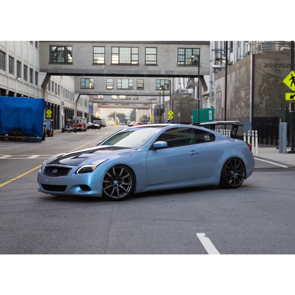 Gloss Candy Blue Grey Vinyl Wrap|Glossy Grey Blue Car Wraps ALUKOVINYL