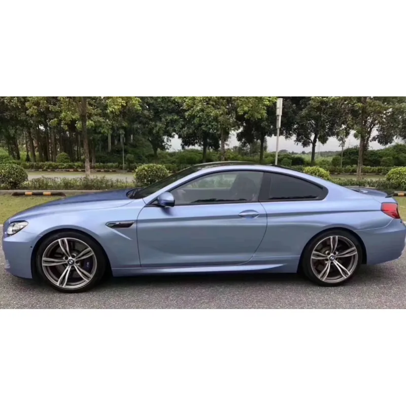 Gloss Steel Blue Car Wrap | Steel Blue Vinyl Wraps - ALUKOVINYL