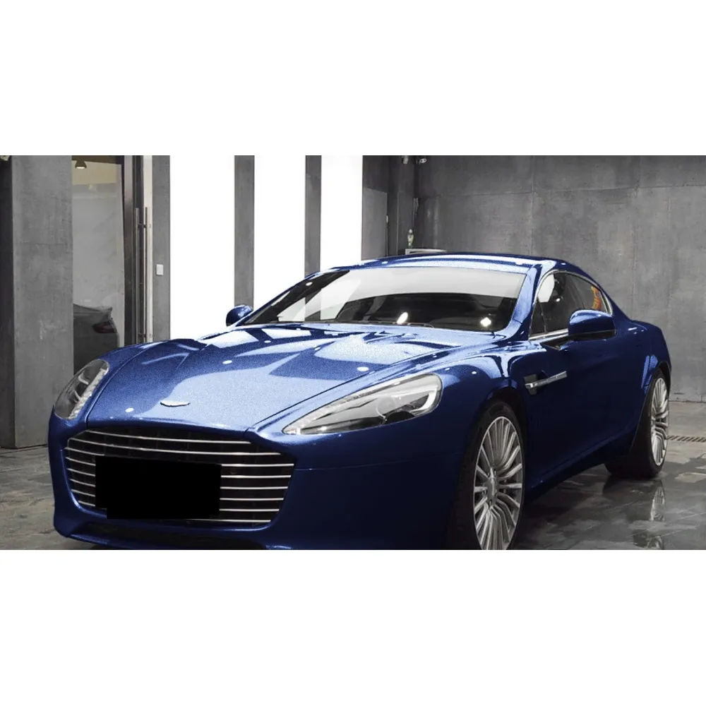 Gloss Metallic Midnight Blue Vinyl Wrap| Metal Midnight Blue Car Wrap