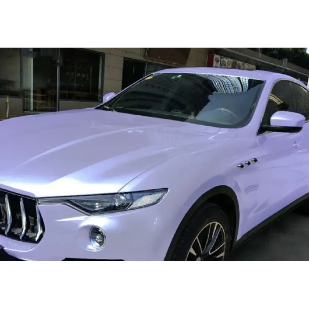Gloss Periwinkle Purple Car Wrap | Metallic Periwinkle Purple Vinyl Wraps