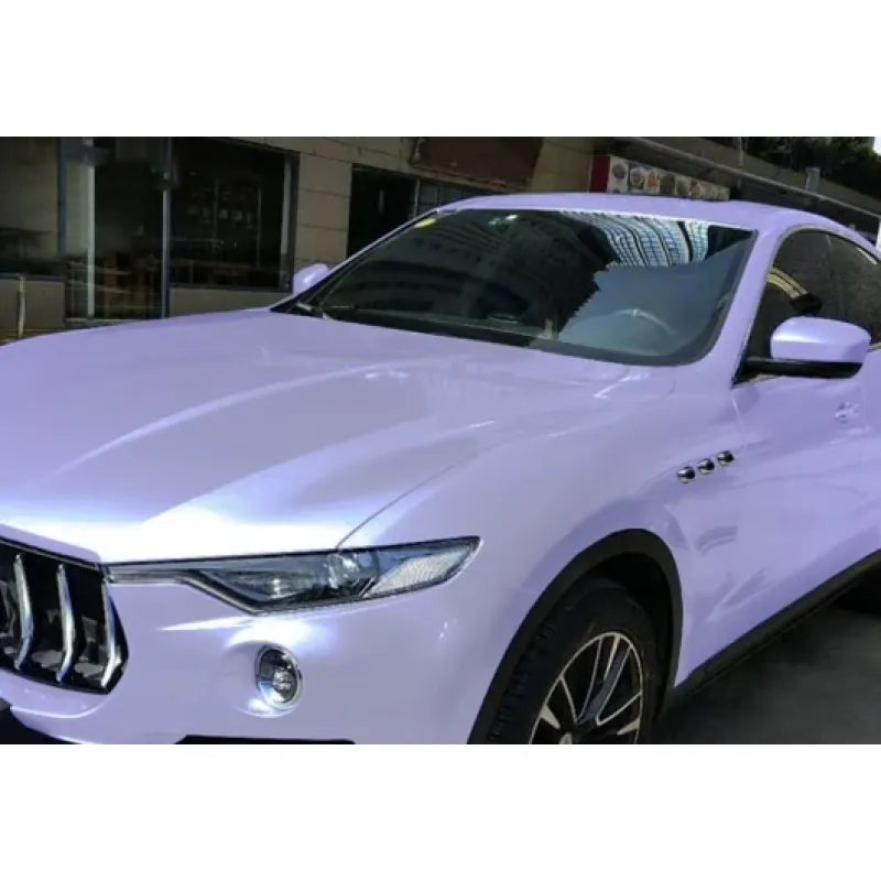 Gloss Periwinkle Purple Car Wrap | Metallic Periwinkle Purple Vinyl Wraps