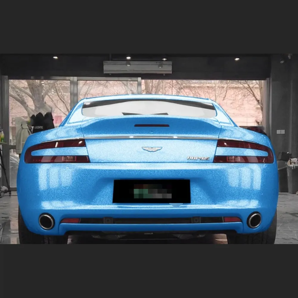 Best Matte Diamond Blue Car Wraps | Metallic Diamond Blue Vinyl Wrap