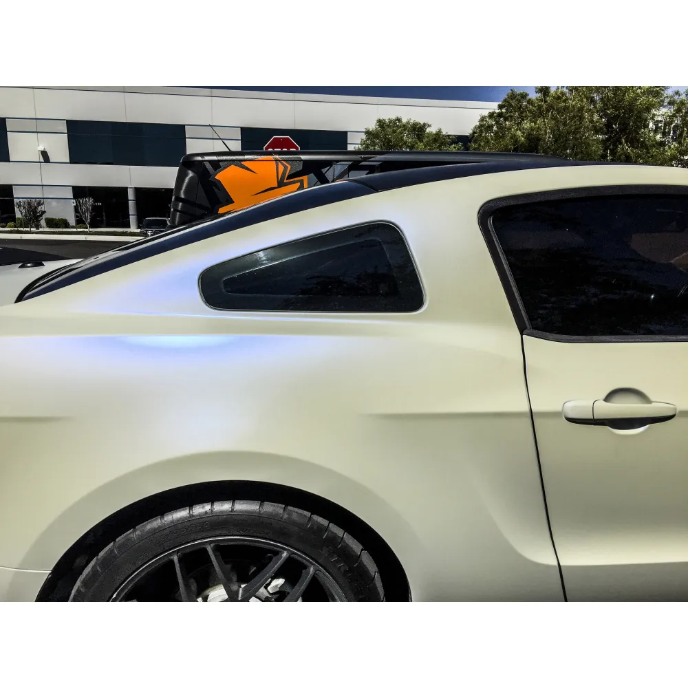 High-Quality Matte White Blue Pearl Wrap | Metallic Blue White Vinyl Wraps