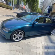 Metallic Jazz Blue Vinyl Wrap | Metal Jazz Blue Car Wraps ALUKOVINYL