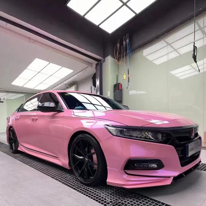 candy pink color car