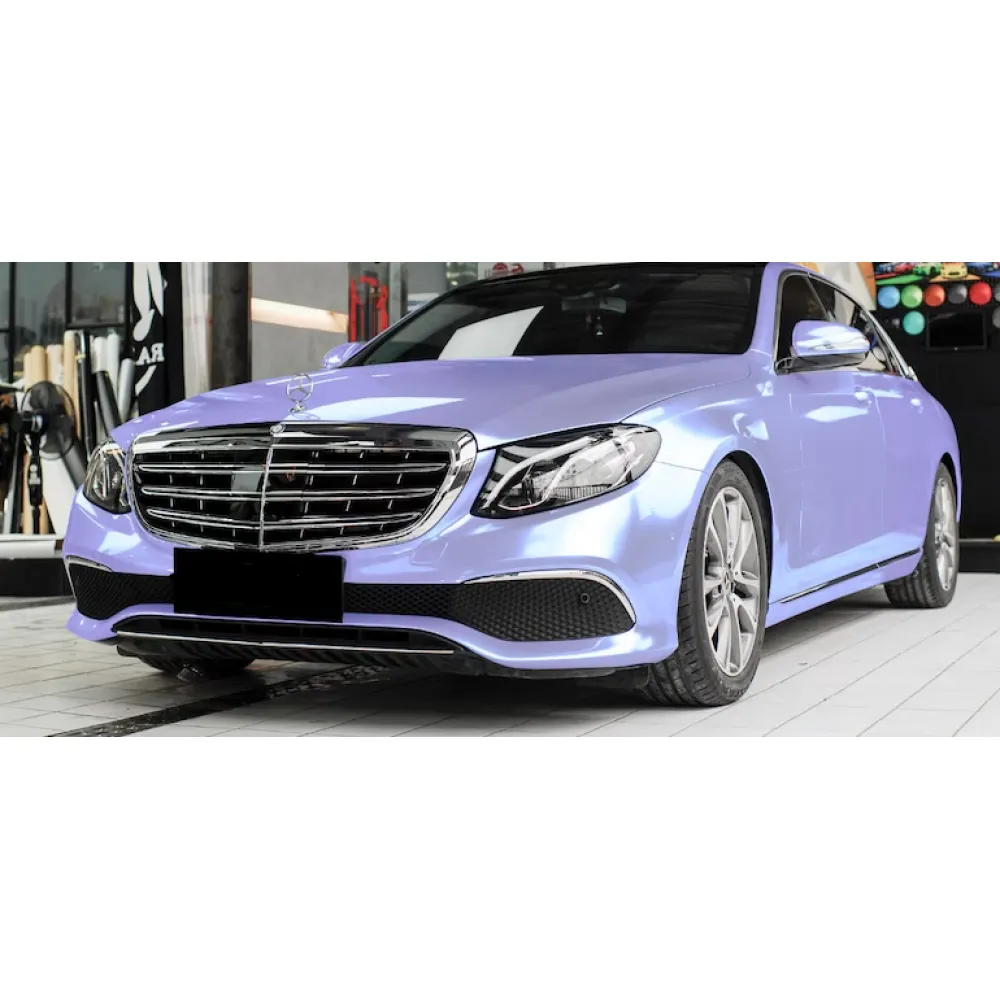 Candy Gloss Purple to Blue Vinyl Wrap|Gloss Purple Chameleon Car Wrap