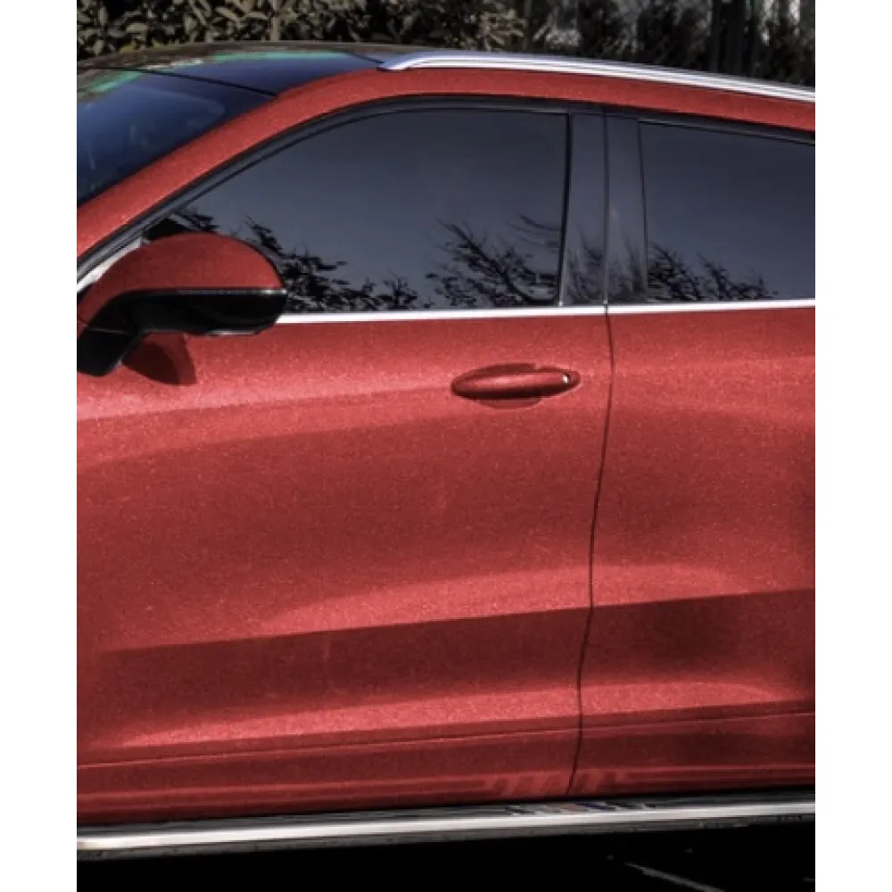 Quality Gloss Glitter Red Car Wrap | Metallic Red Glitter Vinyl Wraps