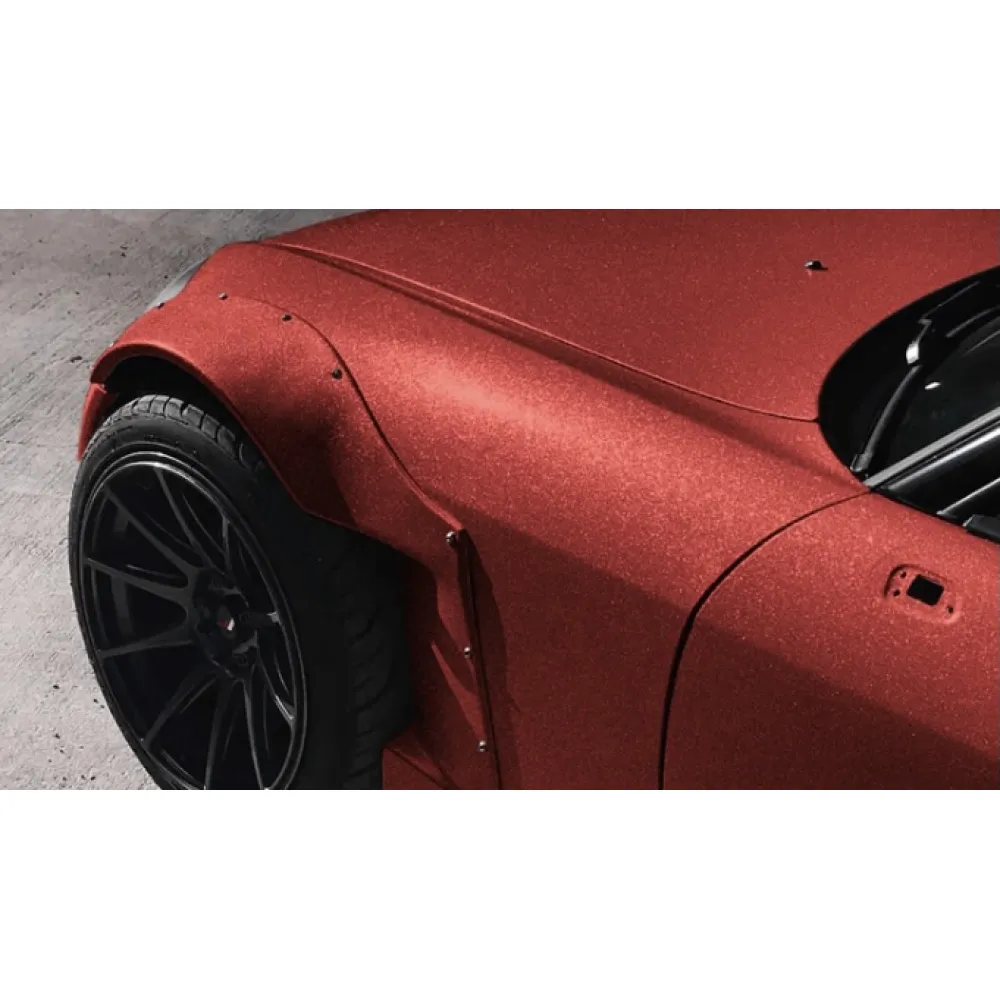 Quality Gloss Glitter Red Car Wrap | Metallic Red Glitter Vinyl Wraps