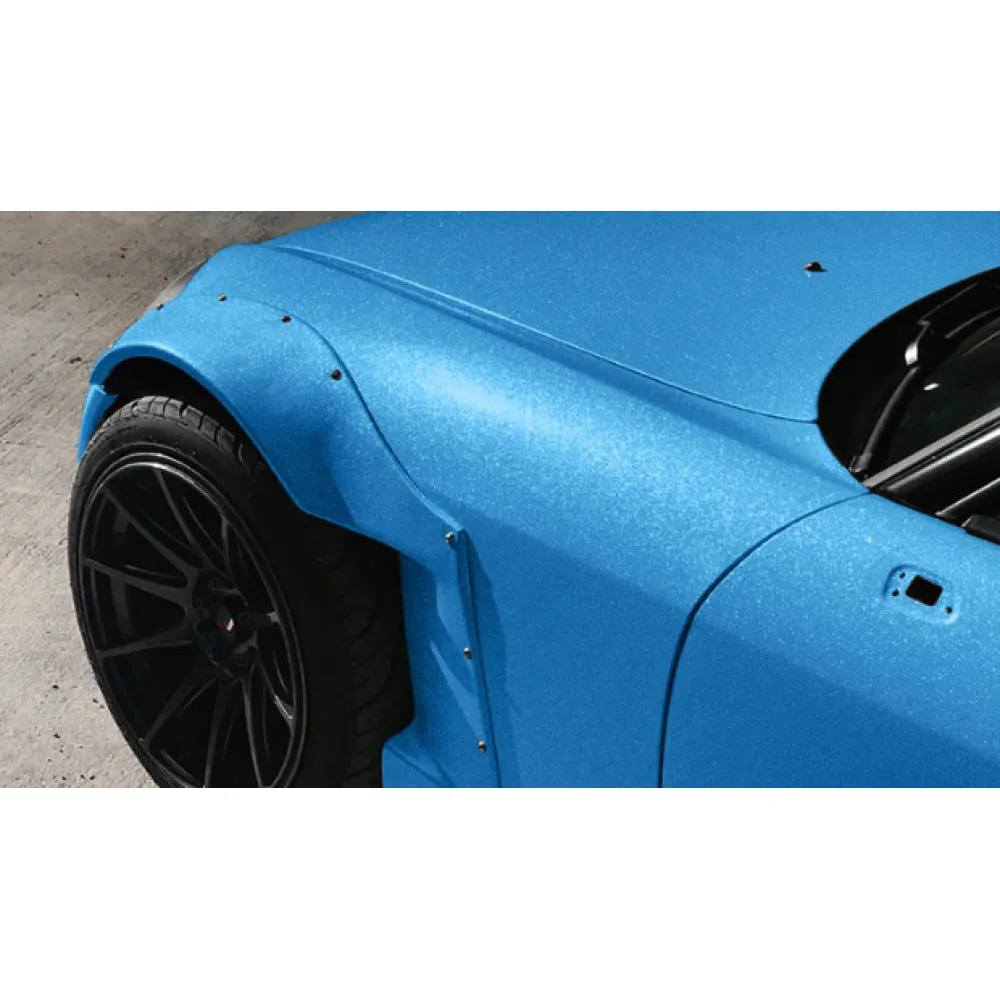 Gloss Glitter Sky Blue Car Wrap | Metallic Sparkle Sky Blue Vinyl Wraps