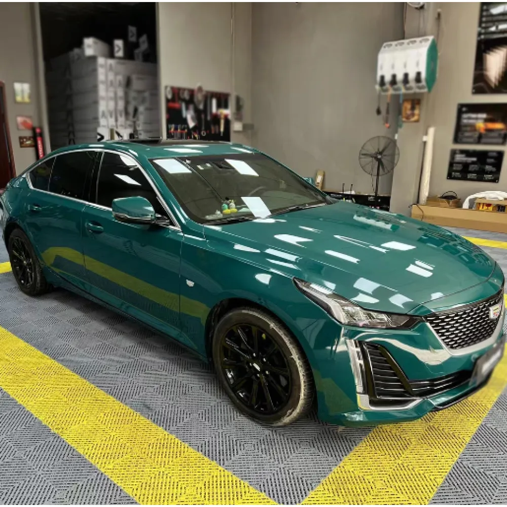 Best Gloss Hell Green Vinyl Wrap | Hell Green Car Wraps - ALUKOVINYL