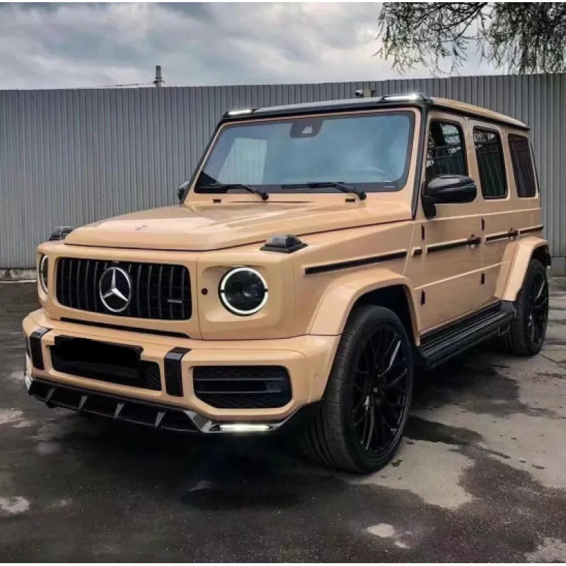 Best Gloss Desert Yellow Vinyl Wrap | Desert Yellow Car Wraps -ALUKOVINYL