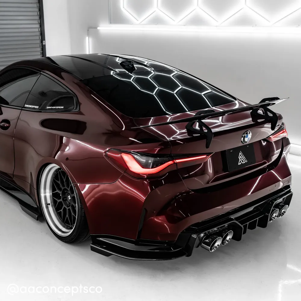 Gloss Vampire Red Vinyl Wrap| Glossy Vampire Red Car Wraps