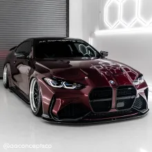 Gloss Vampire Red Vinyl Wrap| Glossy Vampire Red Car Wraps