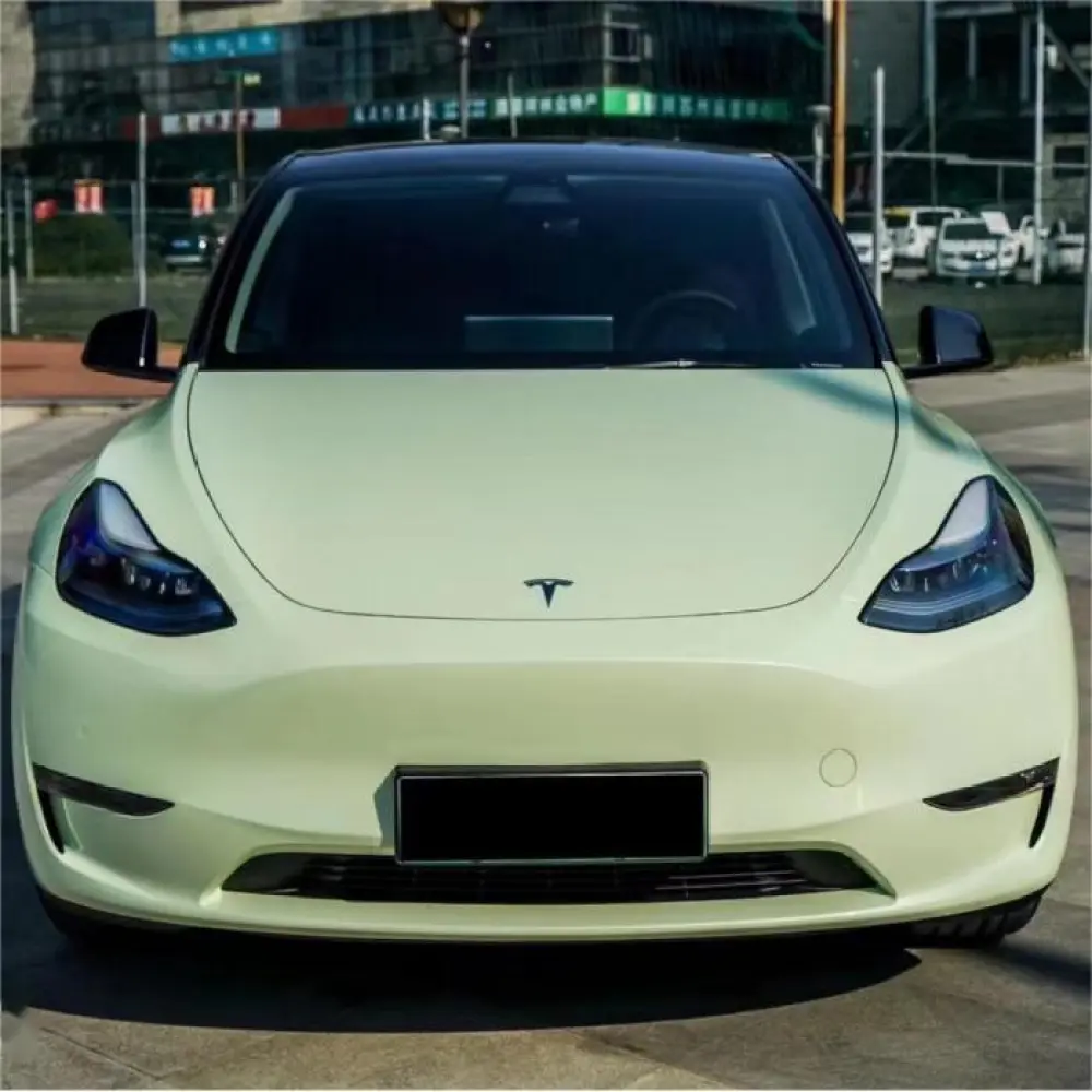 Best Gloss Sage Green Car Wrap | Avocado Green Vinyl Wraps - ALUKOVINYL