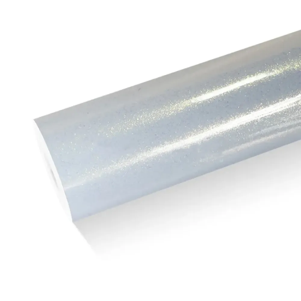 Chameleon Metallic White Gold Vinyl Wrap|Gold White Diamond Car Wrap