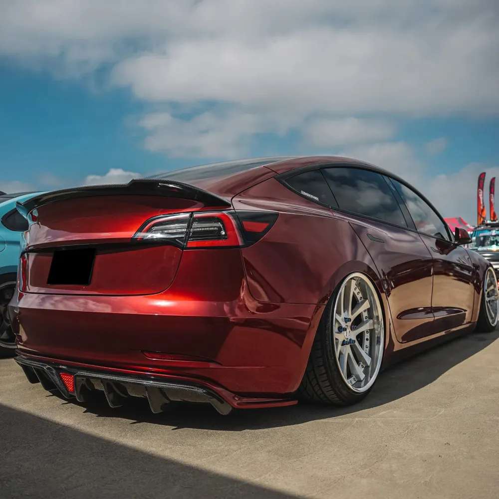 Best Gloss Vampire Red Car Wrap | Metallic Vampire Red Vinyl Wraps