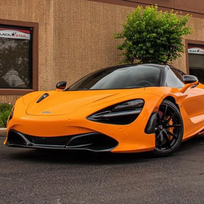 Gloss Fiery Orange Vinyl Wrap | Glossy Orange Car Wraps