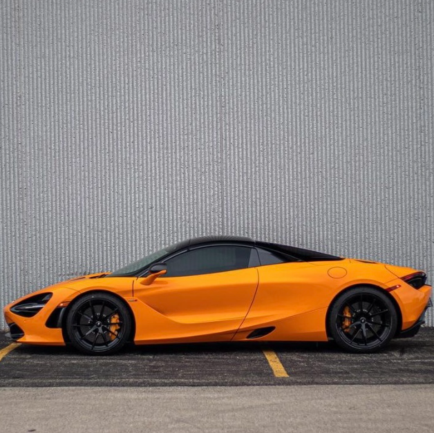 Gloss Fiery Orange Vinyl Wrap | Glossy Orange Car Wraps