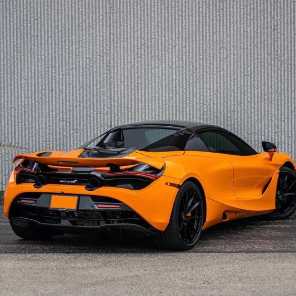 Gloss Fiery Orange Vinyl Wrap | Glossy Orange Car Wraps