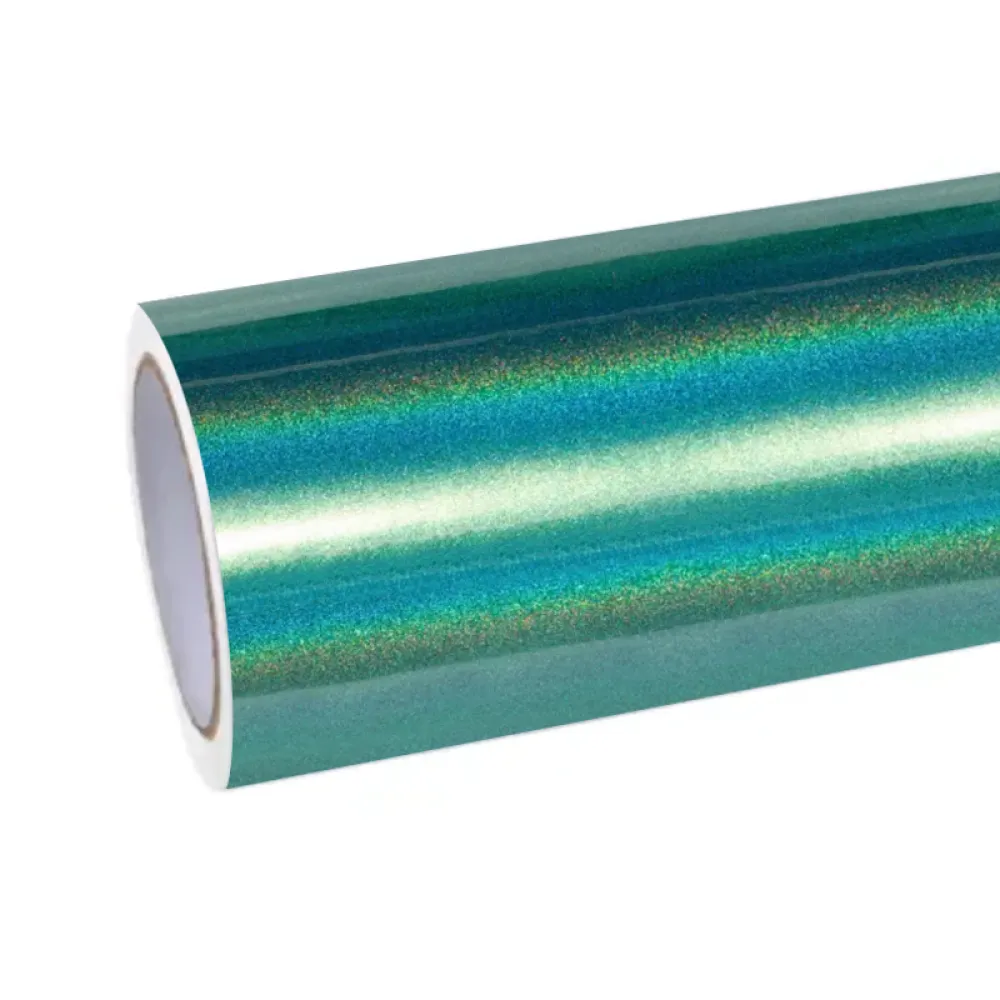 Rainbow Green Metallic Vinyl Wrap| Green Metallic Rainbow Car Wrap