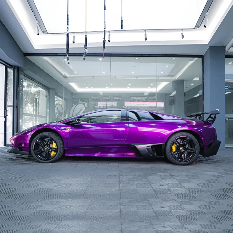 Super Gloss Grape Purple Car Wrap | Metallic Grape Purple Vinyl Wraps