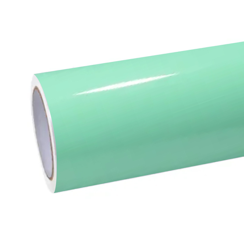 Gloss Hazy Green Vinyl Wrap| Glossy Hazy Green Car Wrap alukovinyl