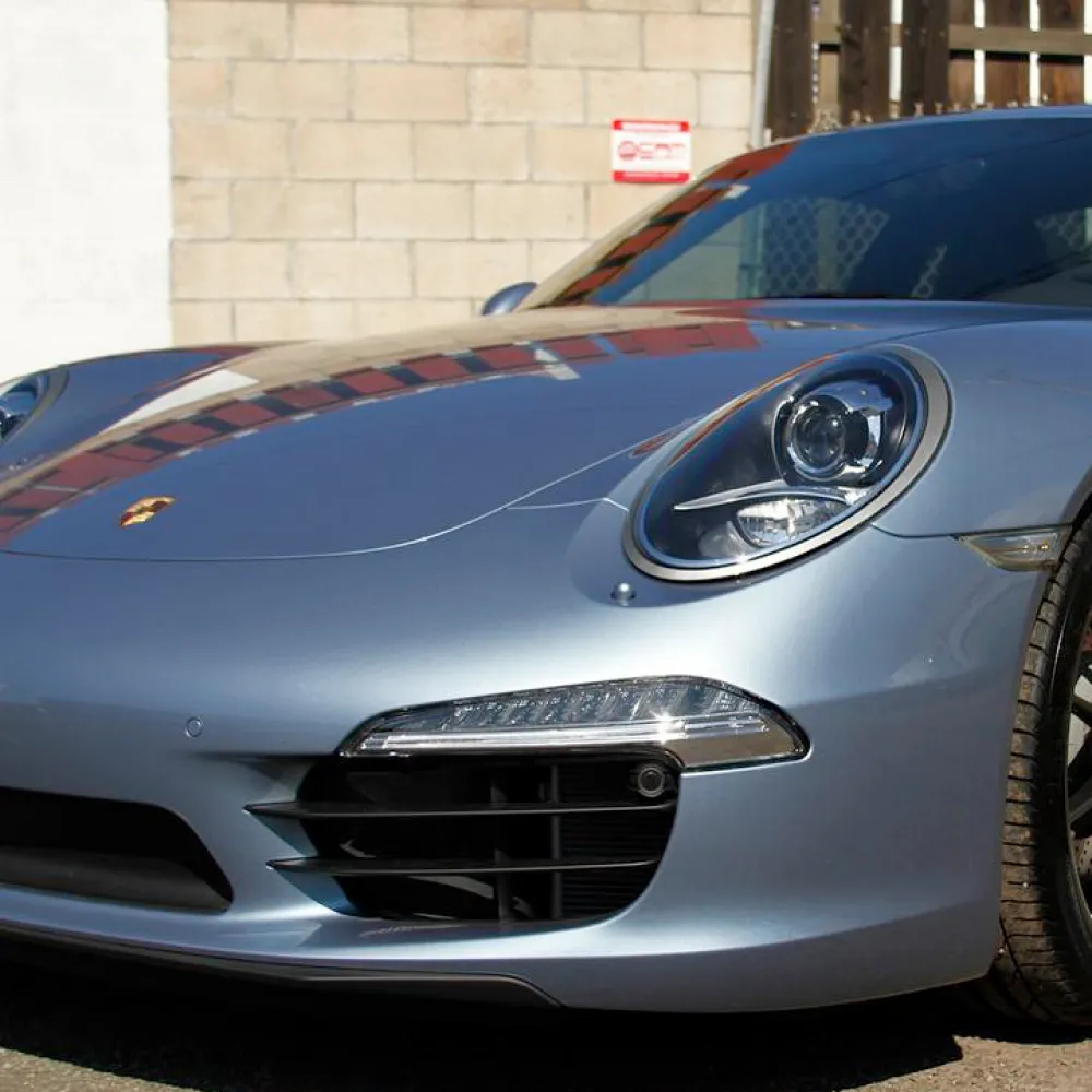 Best Gloss Ice Blue Car Vinyl | Metallic Ice Blue Wraps - ALUKOVINYL