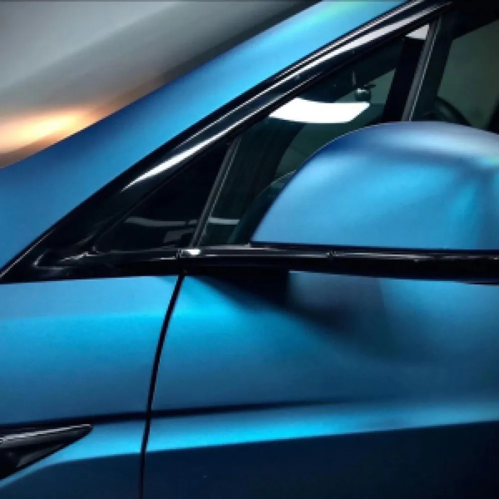 Matte Night Blue Vinyl Wrap| Super Matte Night Blue Car Wraps
