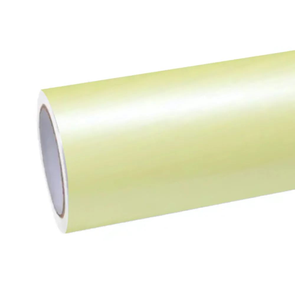 Gloss Light Yellow Vinyl Wrap| Light Yellow Car Wraps alukovinyl