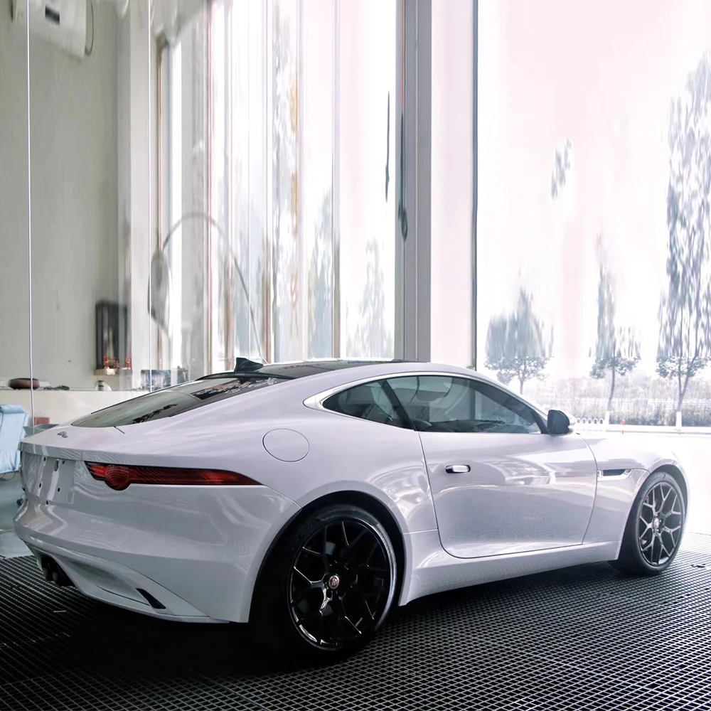 Glossy Pearl White Vinyl Wrap| Gloss Pearl White Car Wrap