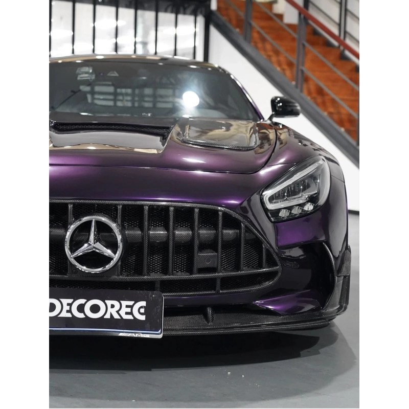 Mercedes Midnight Purple Car Vinyl Wrap| Midnight Purple Wrap alukovinyl