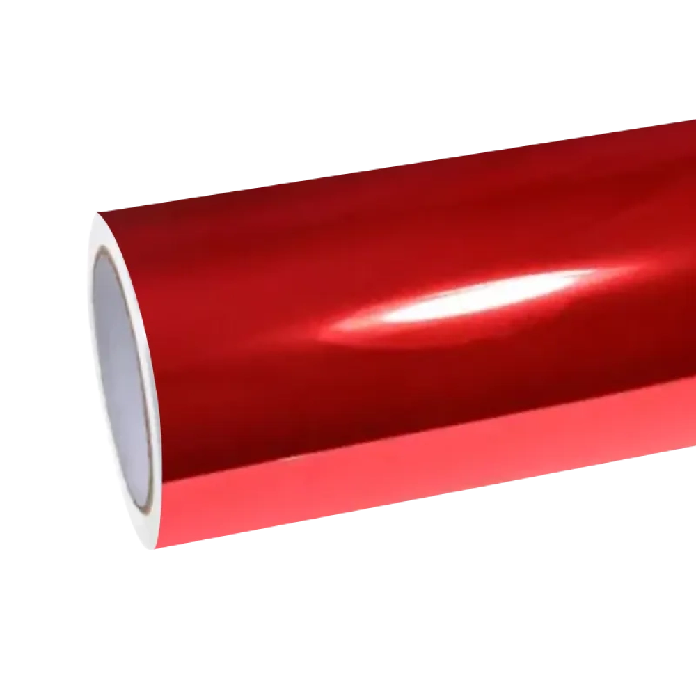 Gloss Chrome Candy Apple Red Wrap | Metallic Candy Apple Red Car Vinyl
