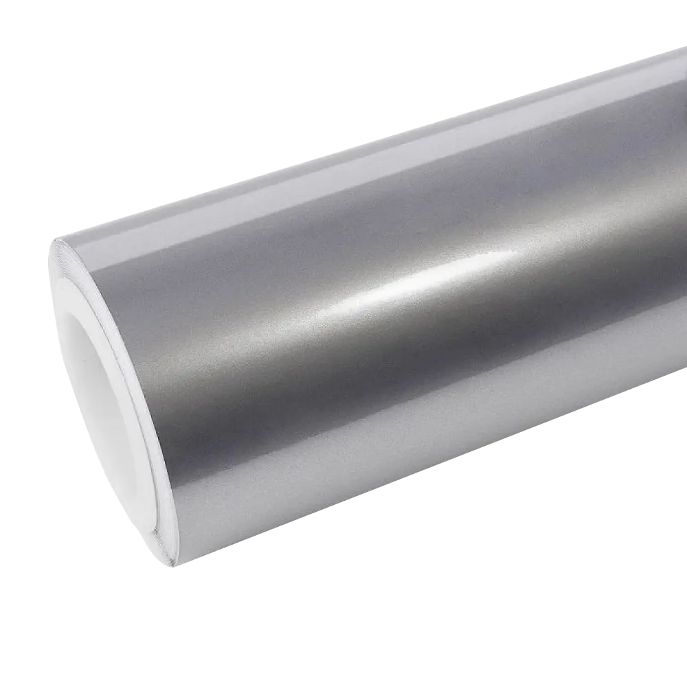 Gloss Liquid Chrome Silver Car Wrap | Metallic Liquid Chrome Silver Vinyl