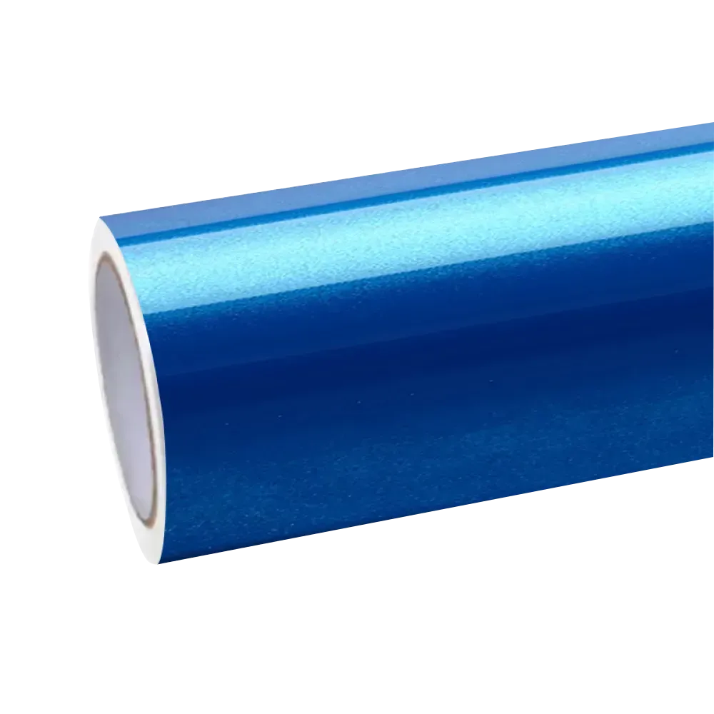 Gloss Jazz Blue Vinyl Wrap | Metallic Jazz Blue Car Wraps - ALUKOVINYL
